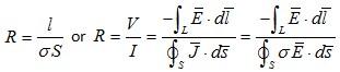 Electrical Conductance and Electrical Resistance - Web Formulas