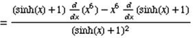 Derivatives of Hyperbolic Functions - Web Formulas